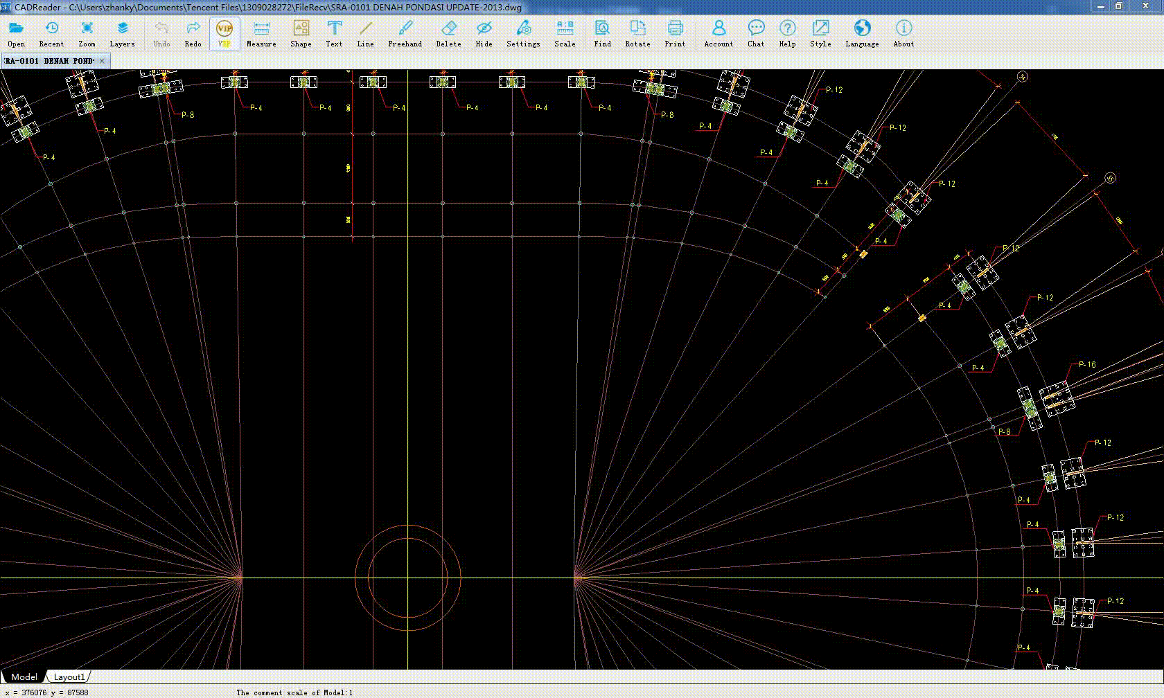 How To Measure The Continuous Segments polyline CAD Reader